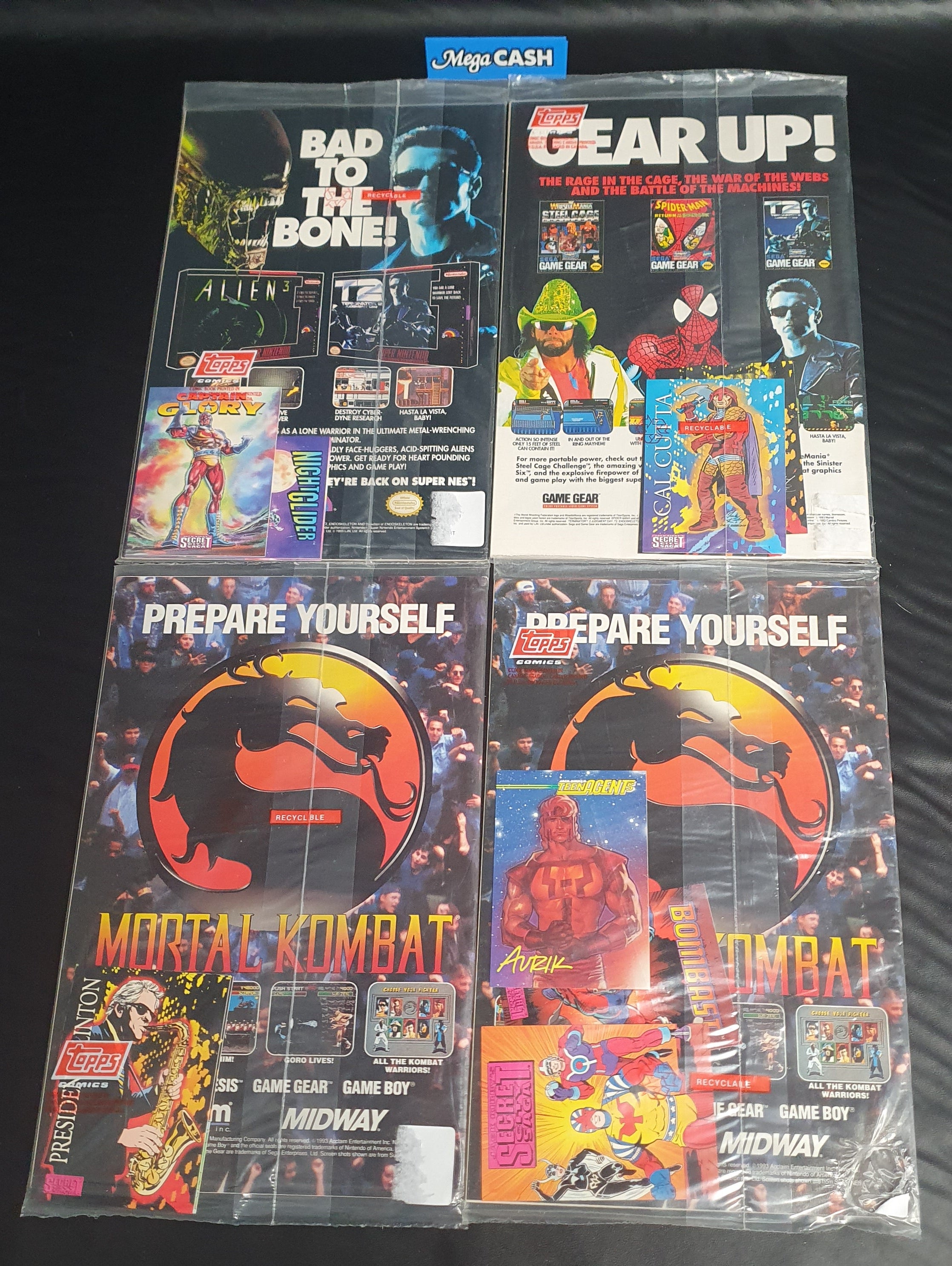 Jack Kirby's Secret City Saga - COMICS - Mini (1993) - 1 to 4 - Topps