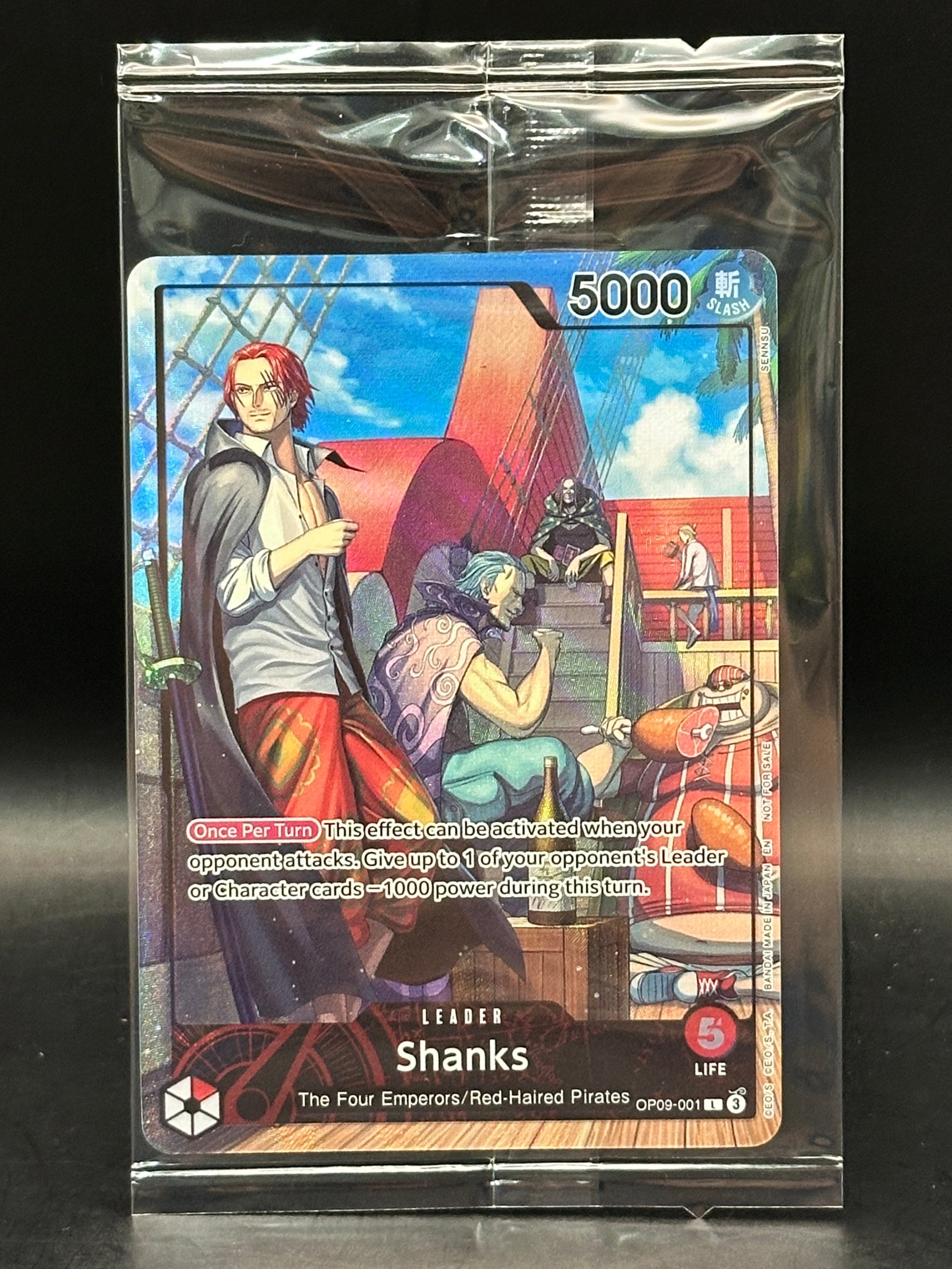 Shanks - OP09-001 - PSA Magazine Promo (SEALED)