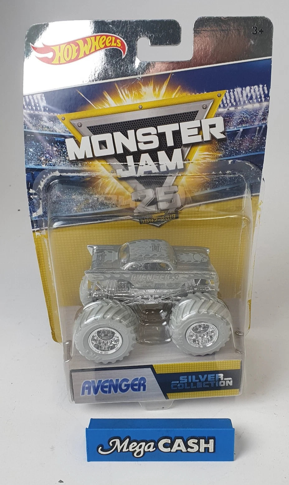 Hot Wheels Monster Jam 25th Anniversary Silver Collection Avenger 1:64