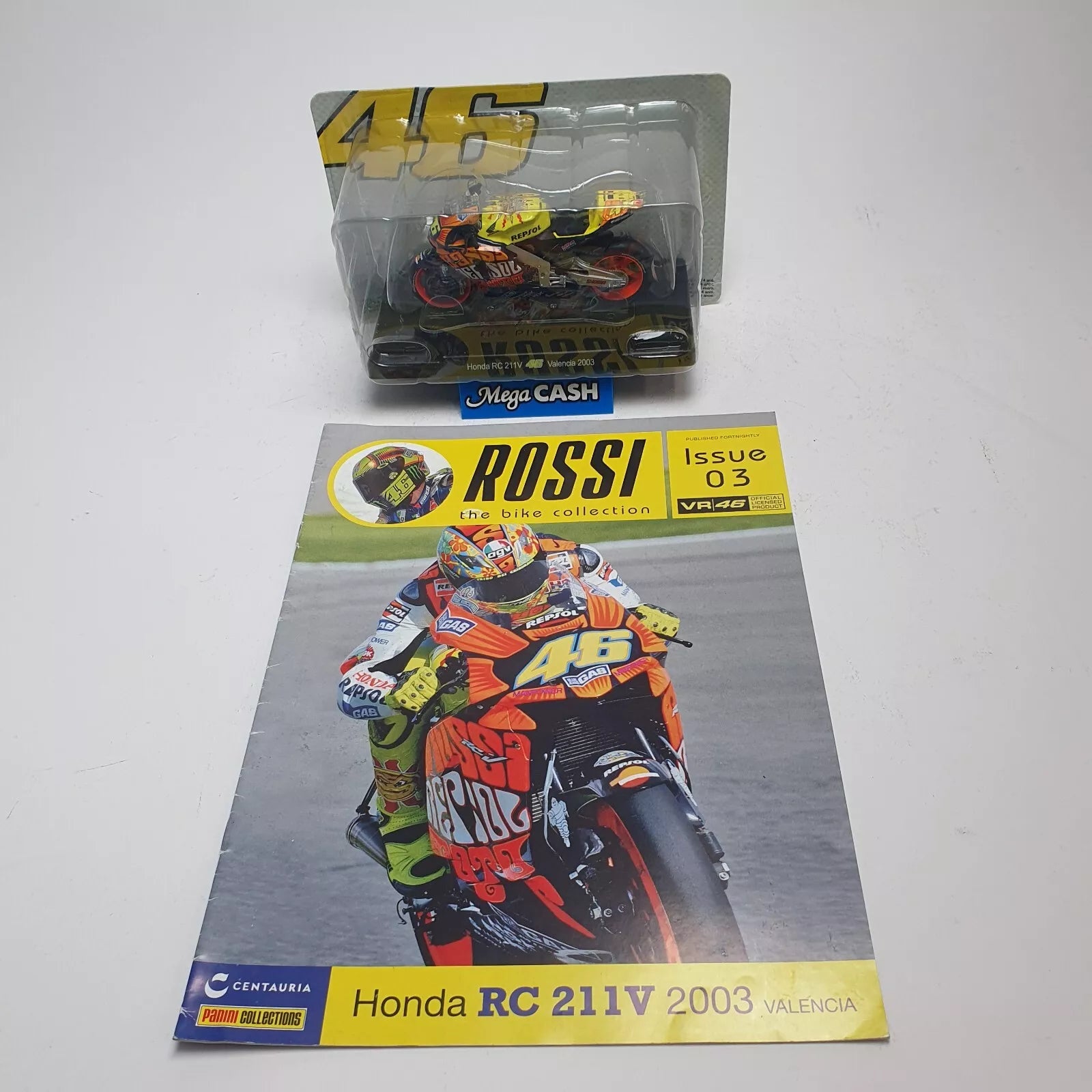 Panini Collectable - Rossi Bike Collection - No 03 - Honda RC 211V 200