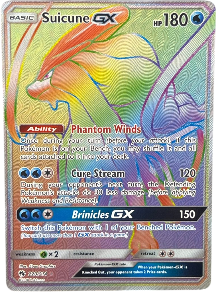 Suicune GX 220/214 Lost Thunder